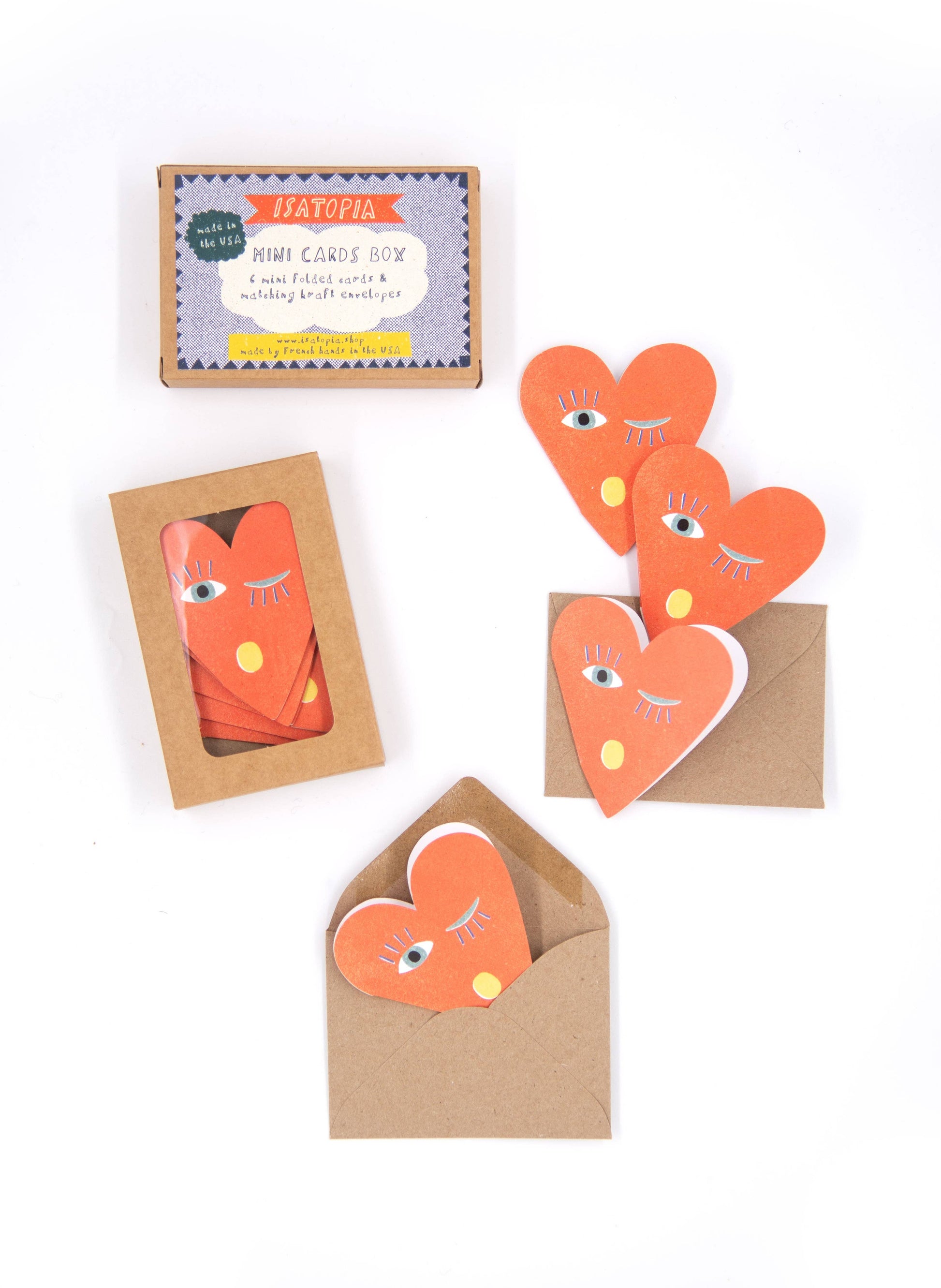 Isatopia - Heart Blink Mini Cards (Set of 6) – The Shop by Porter ...