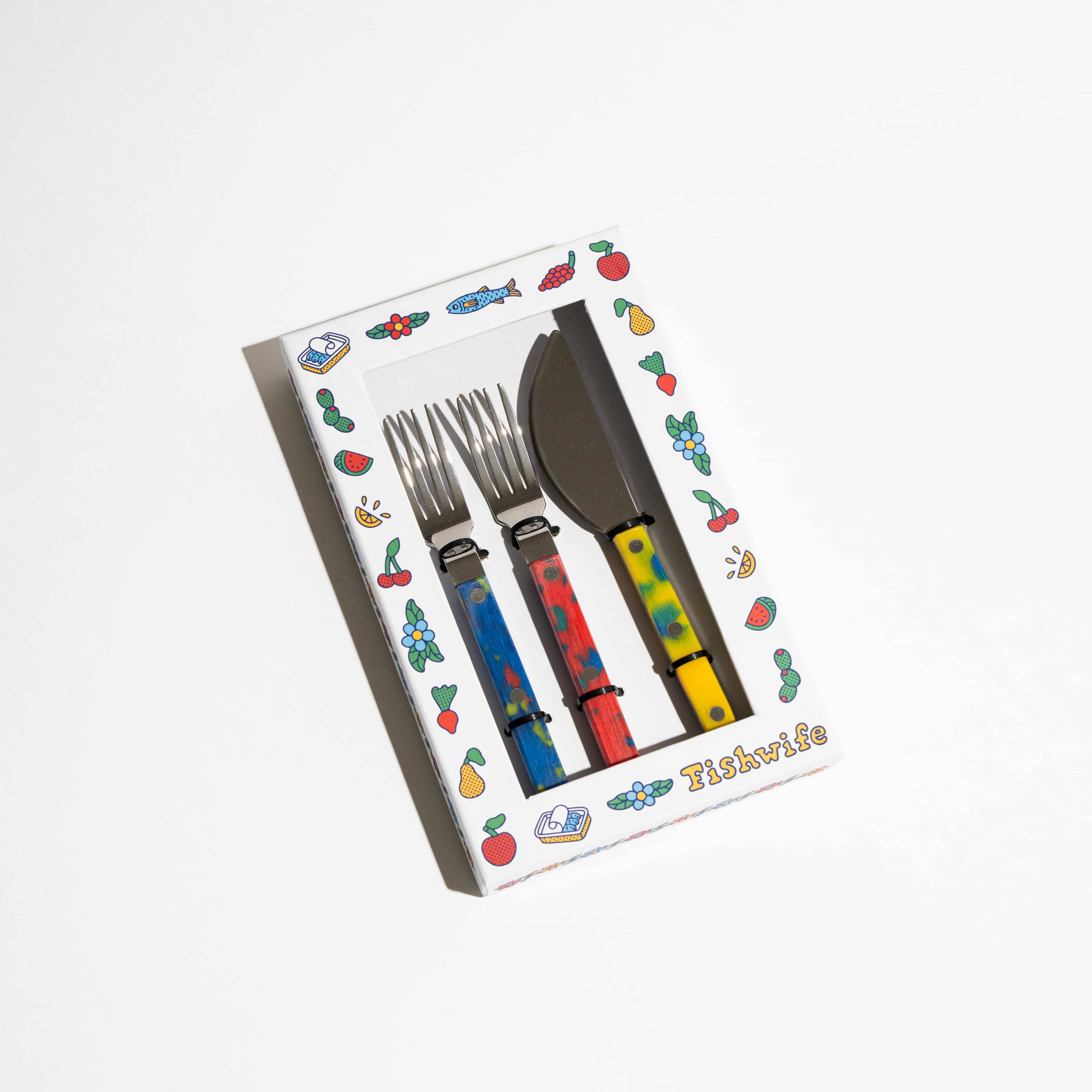 Fishwife - Tinned Fish Fork & Knife Set – The Shop by Porter: Retail Shop